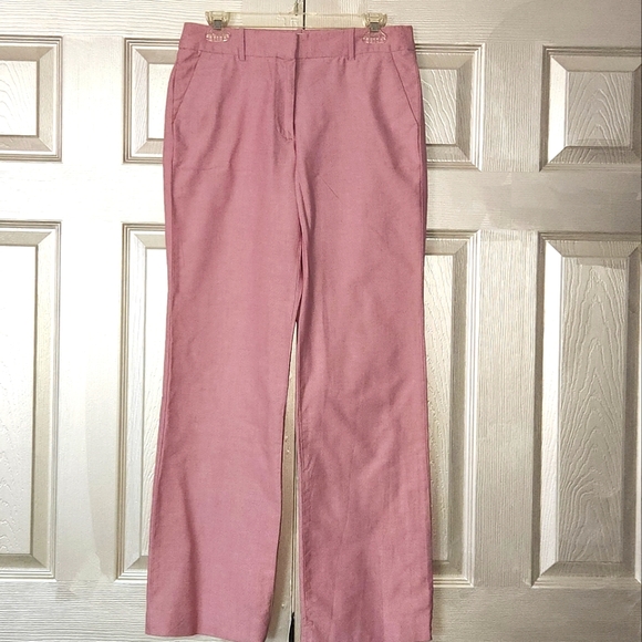 J. Crew | Pants & Jumpsuits | J Crew Red Pink Pants Size 4 | Poshmark